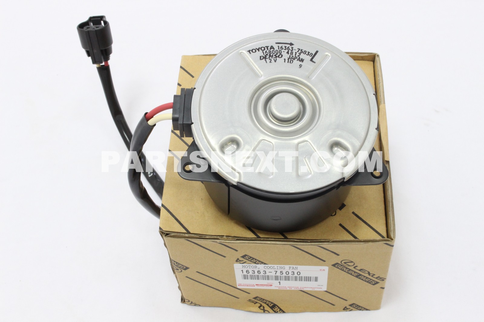 Toyota :: 16363-75030 MOTOR, COOLING FAN