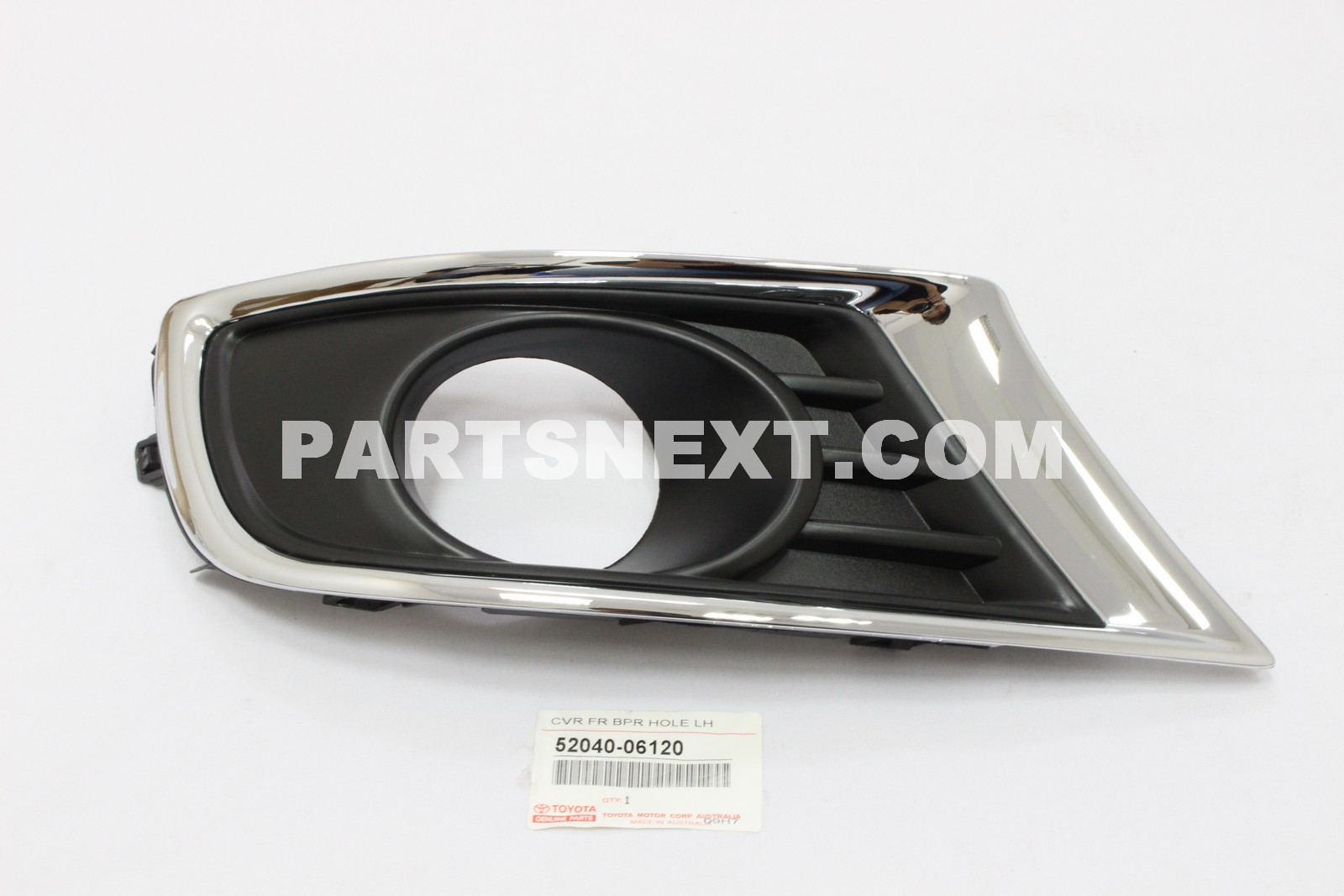 Toyota :: 52040-06120 COVER, FRONT BUMPER HOLE, LH