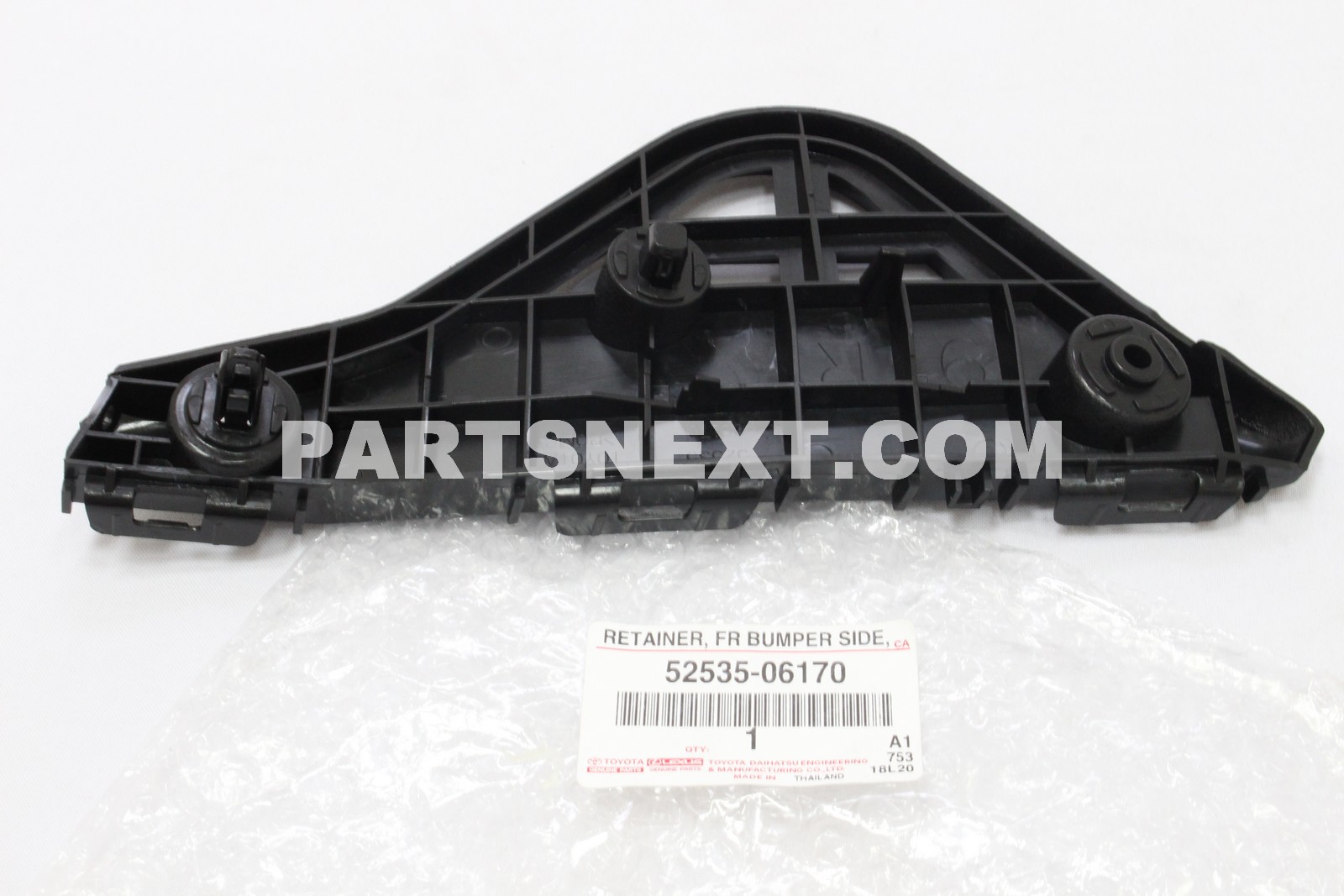 Toyota :: 52535-06170 RETAINER, FRONT BUMPER SIDE, RH