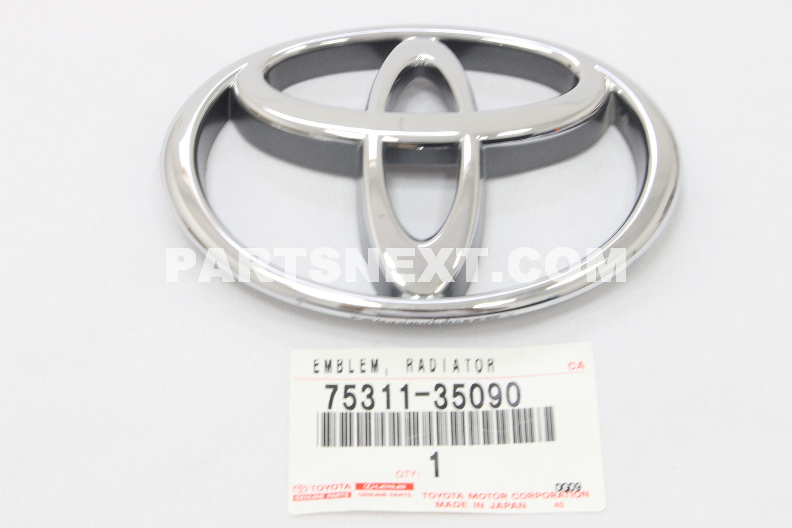 Toyota :: 75311-35090 EMBLEM, RADIATOR GRILLE (OR FRONT PANEL)