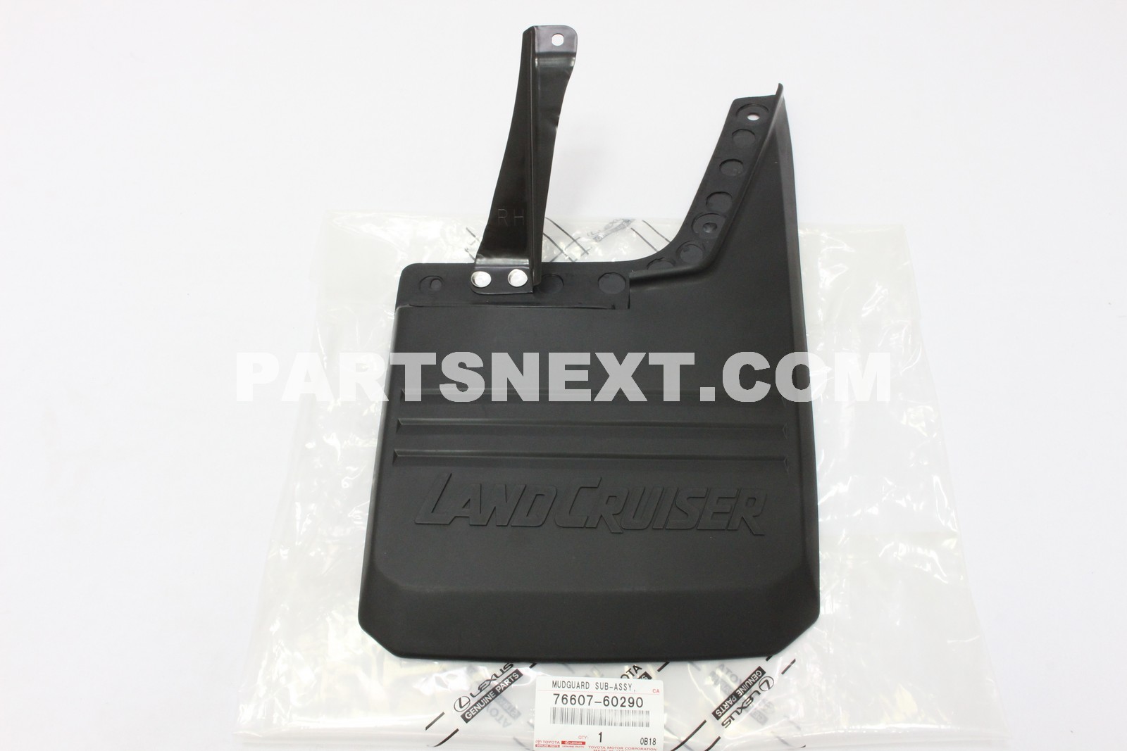 Toyota :: 76607-60290 MUDGUARD SUB-ASSY, QUARTER PANEL, REAR RH