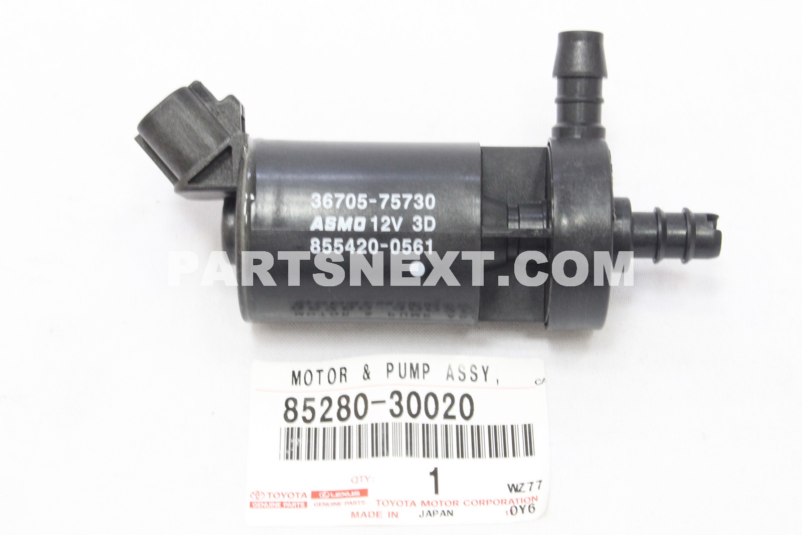Toyota :: 85280-30020 MOTOR AND PUMP ASSY, HEADLAMP CLEANER