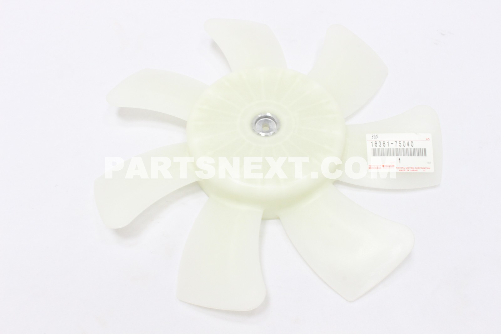 Toyota :: 16361-75040 FAN, NO.2