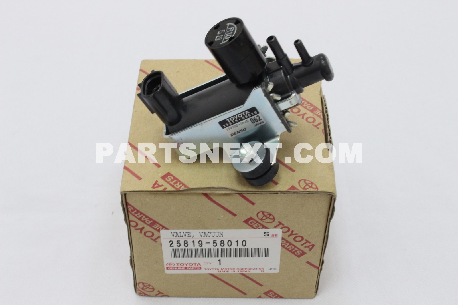 Toyota :: 25819-58010 VALVE ASSY, VACUUM REGULATING