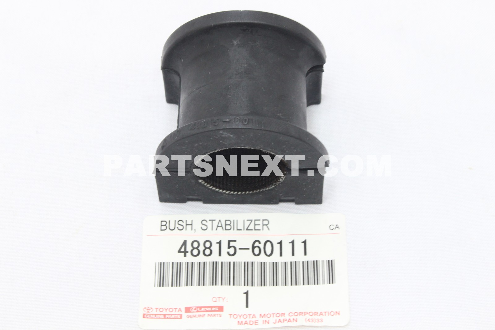 Toyota :: 48815-60111 BUSH, FRONT STABILIZER BAR, NO.1