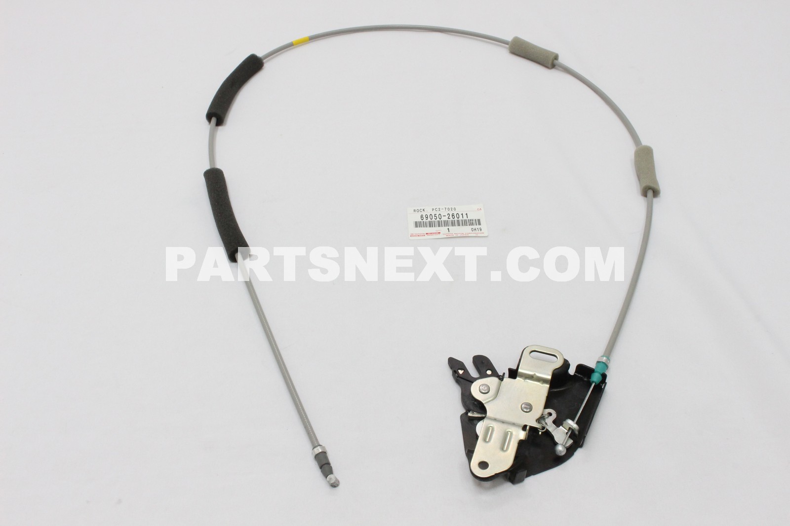 Toyota :: 69050-26011 LOCK ASSY, SLIDE DOOR FULL OPEN STOP, RH