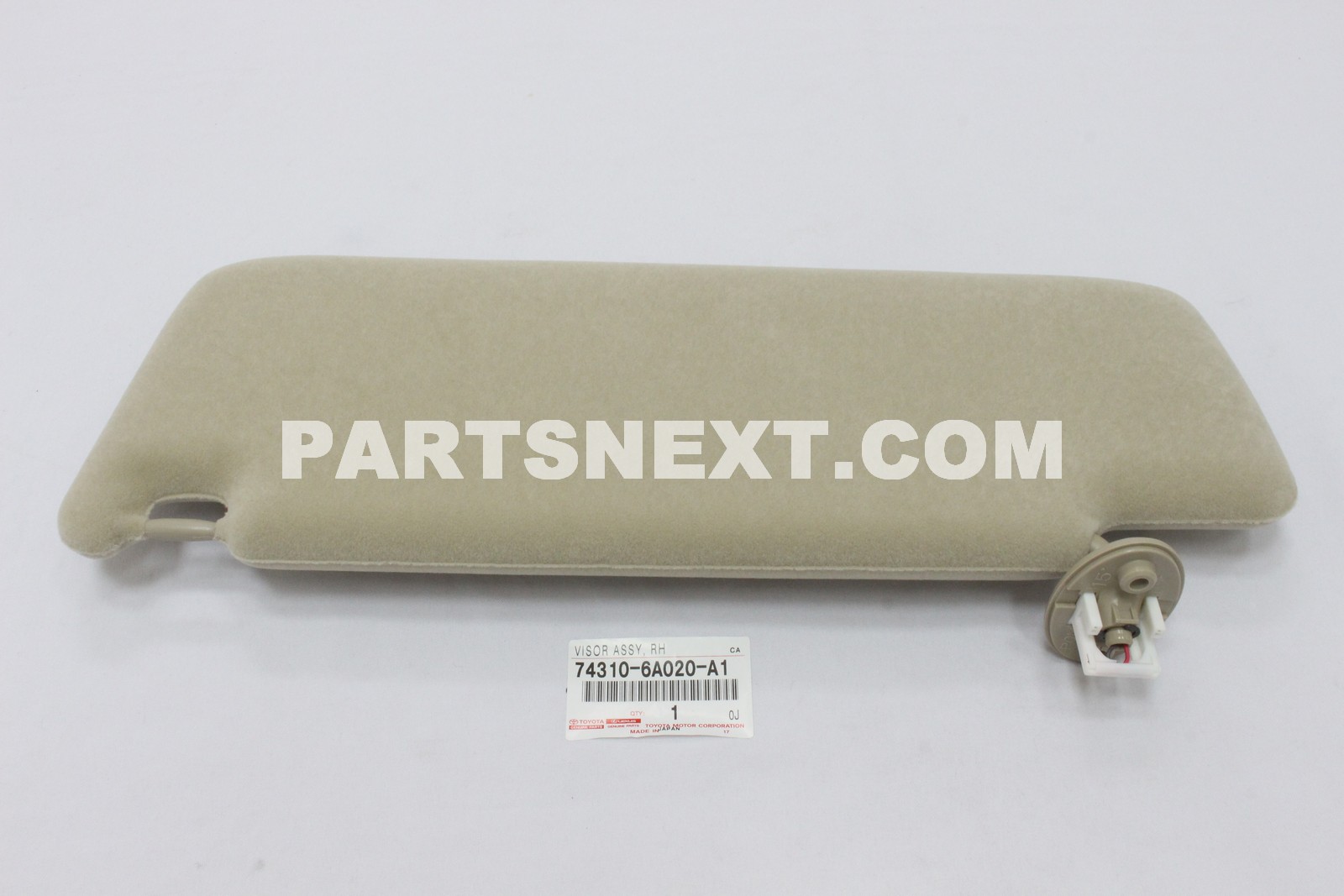Toyota :: 74310-6A020-A1 VISOR ASSY, RH