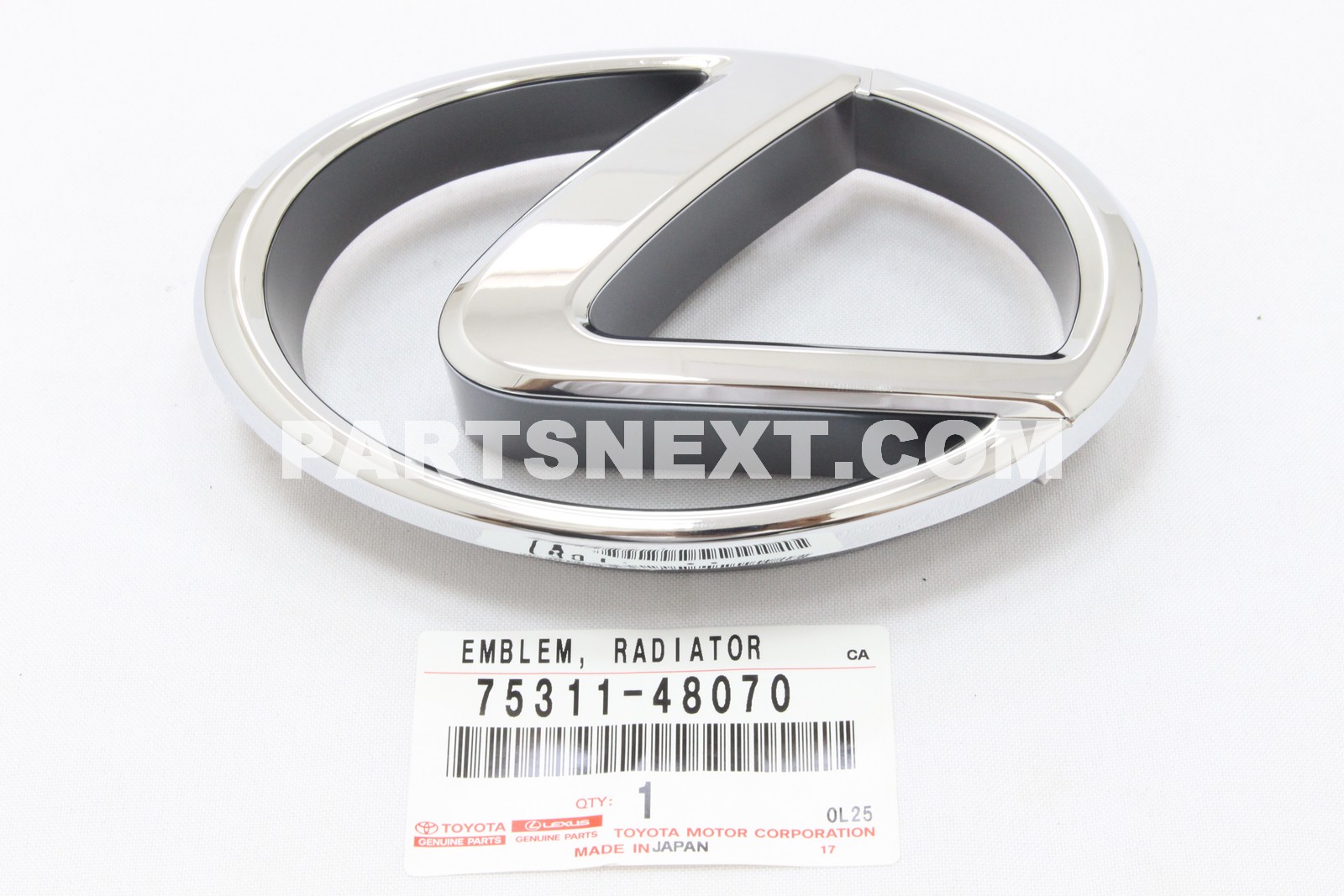 Toyota :: 75311-48070 EMBLEM, RADIATOR GRILLE (OR FRONT PANEL)