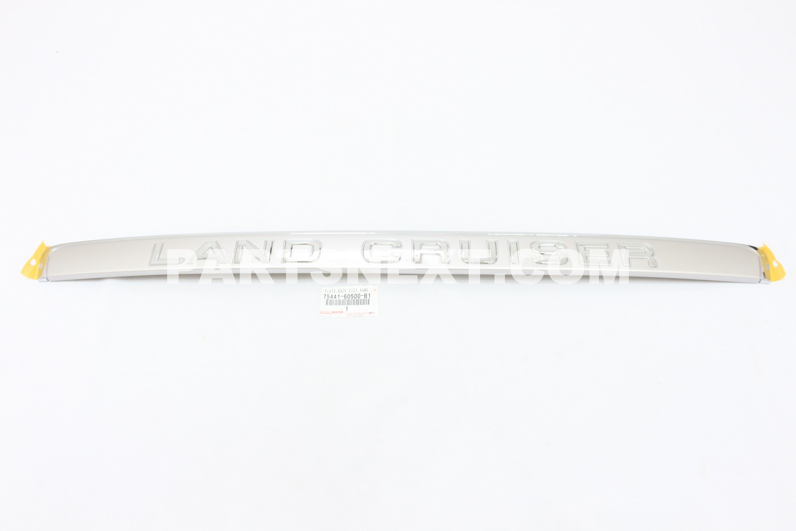 Toyota :: 75441-60500-B1 PLATE, BACK DOOR NAME, NO.3