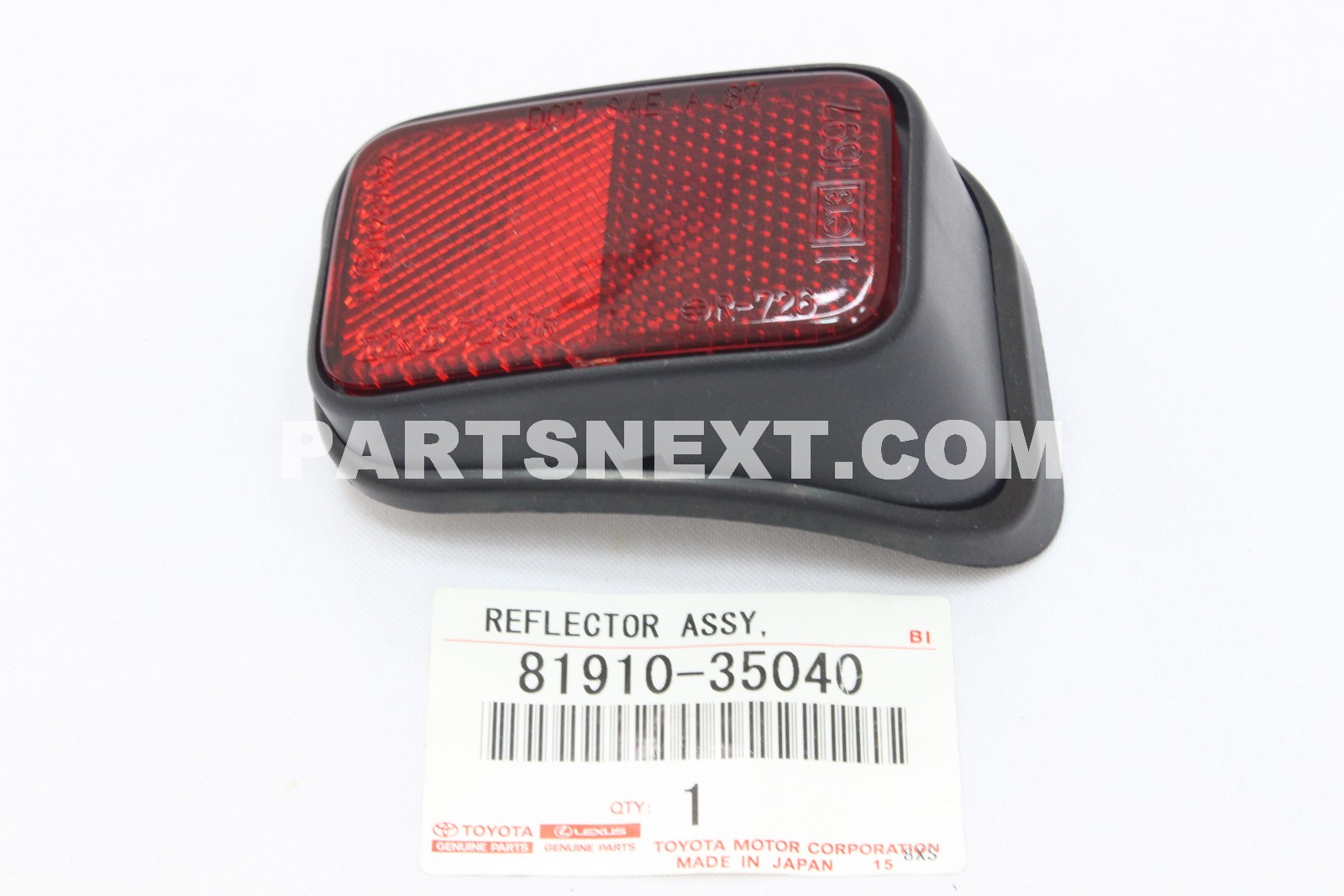Toyota :: 81910-35040 REFLECTOR ASSY, REFLEX, RH