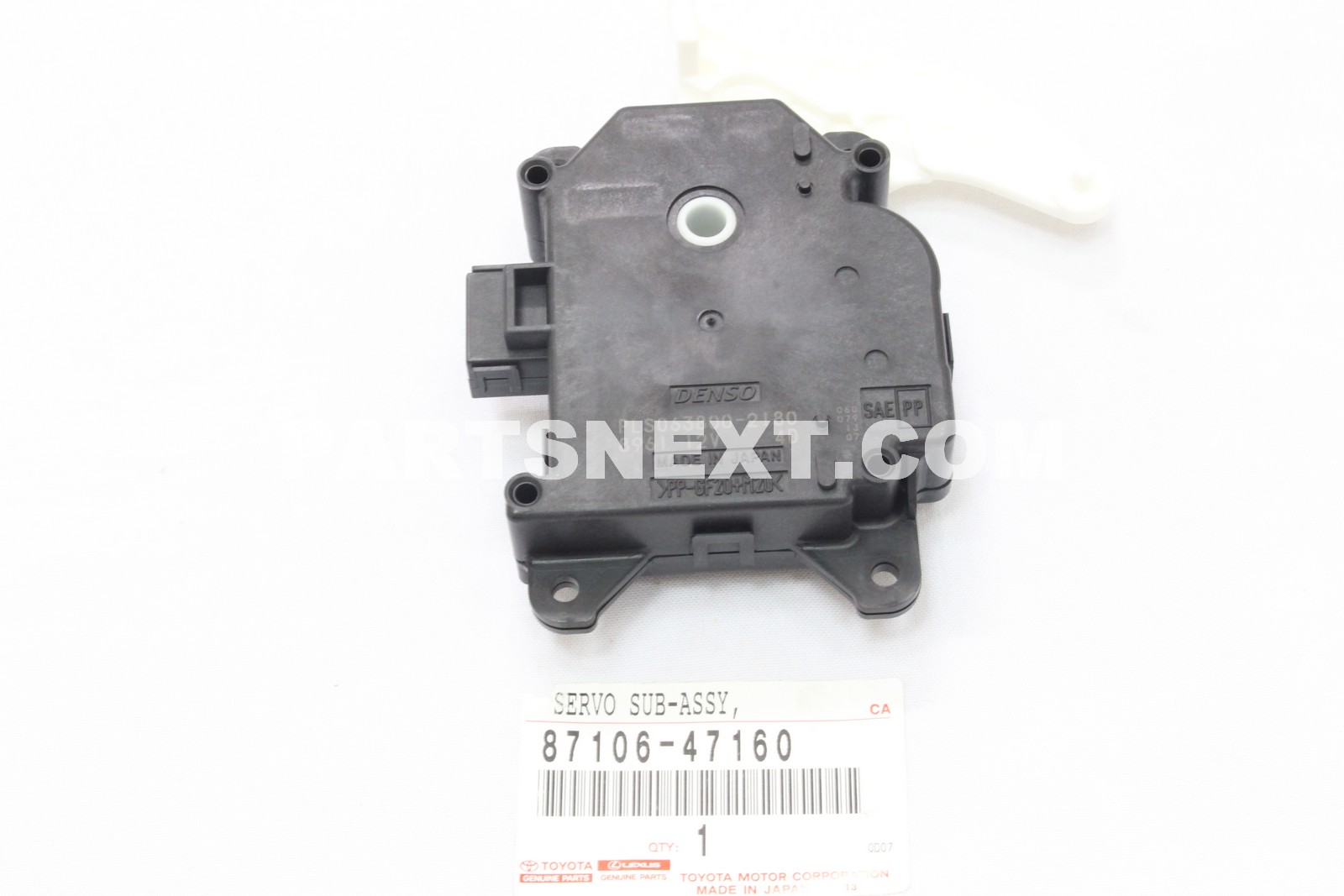 Toyota :: 87106-47160 DAMPER SERVO SUB-ASSY, BLOWER, NO.1