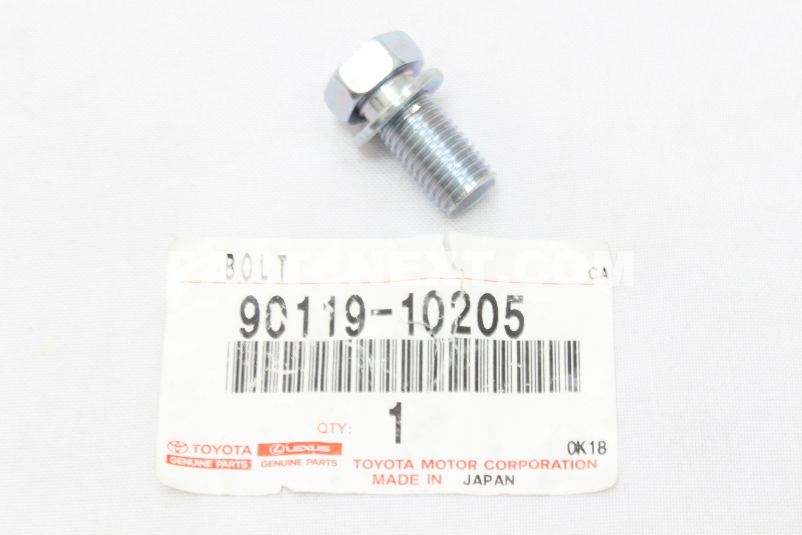 Toyota :: 90119-10205 BOLT