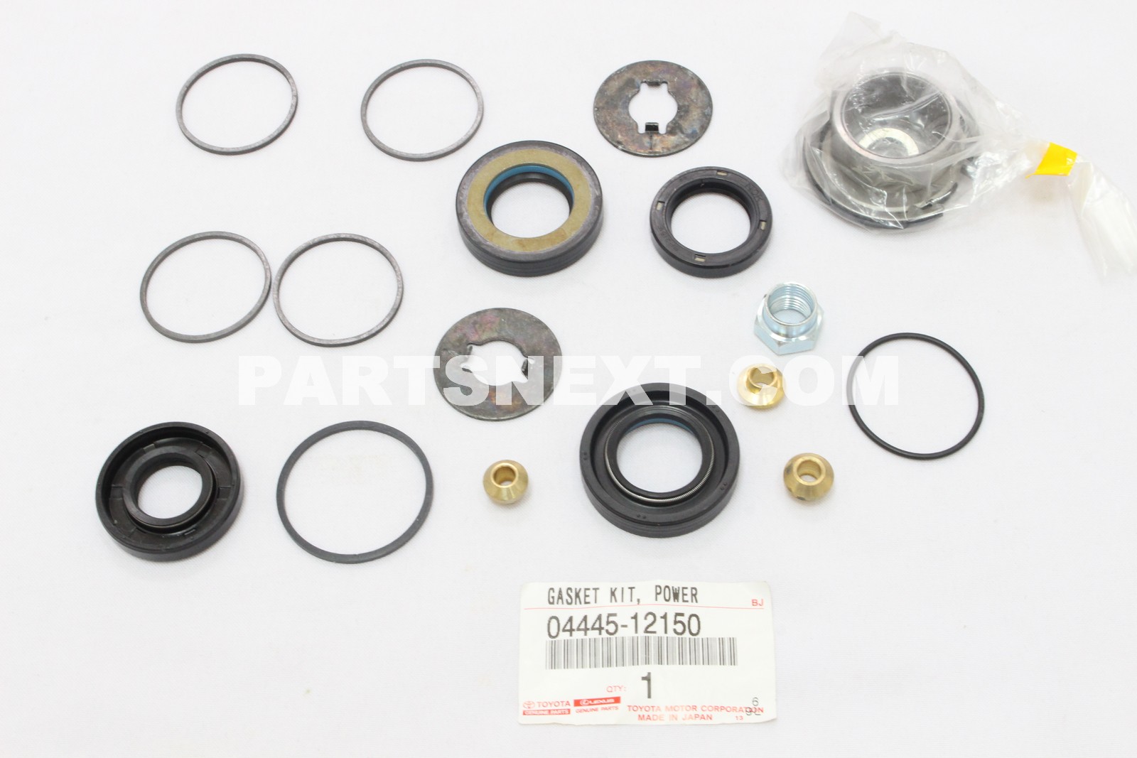 Toyota :: 04445-12150 GASKET KIT, POWER STEERING GEAR(FOR RACK & PINION)