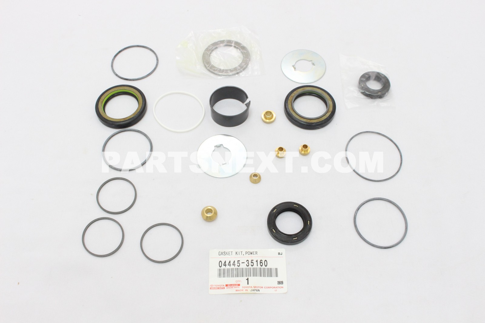 Toyota :: 04445-35160 GASKET KIT, POWER STEERING GEAR(FOR RACK & PINION)
