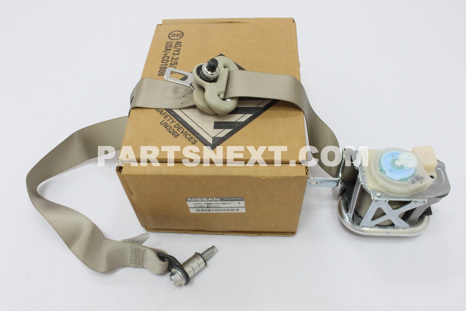Nissan :: 86884-9DA8C BELT ASSY-TONGUE,PRETENSIONER FRONT RH
