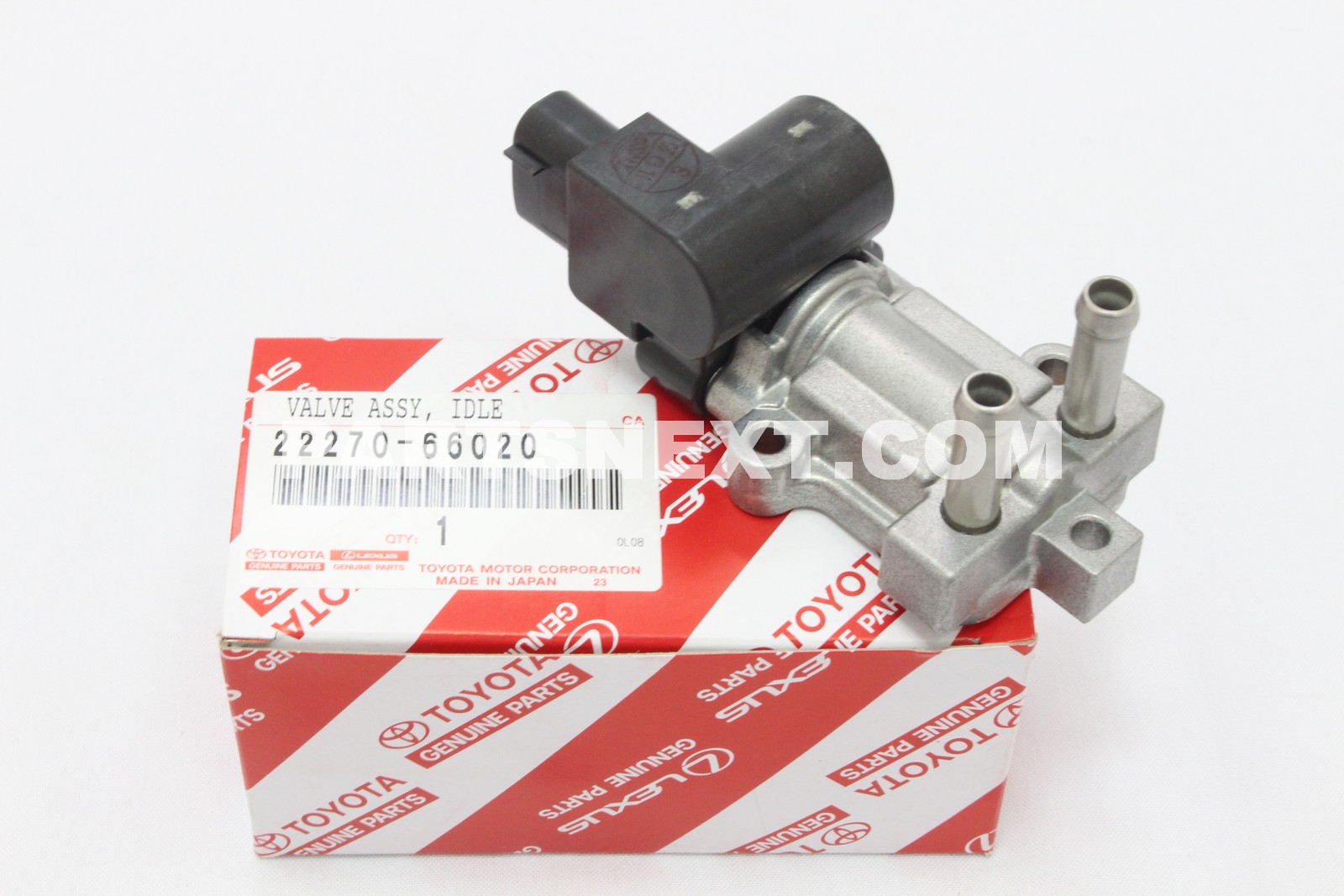 Toyota :: 22270-66020 VALVE ASSY, IDLE SPEED CONTROL(FOR THLOTTLE BODY)