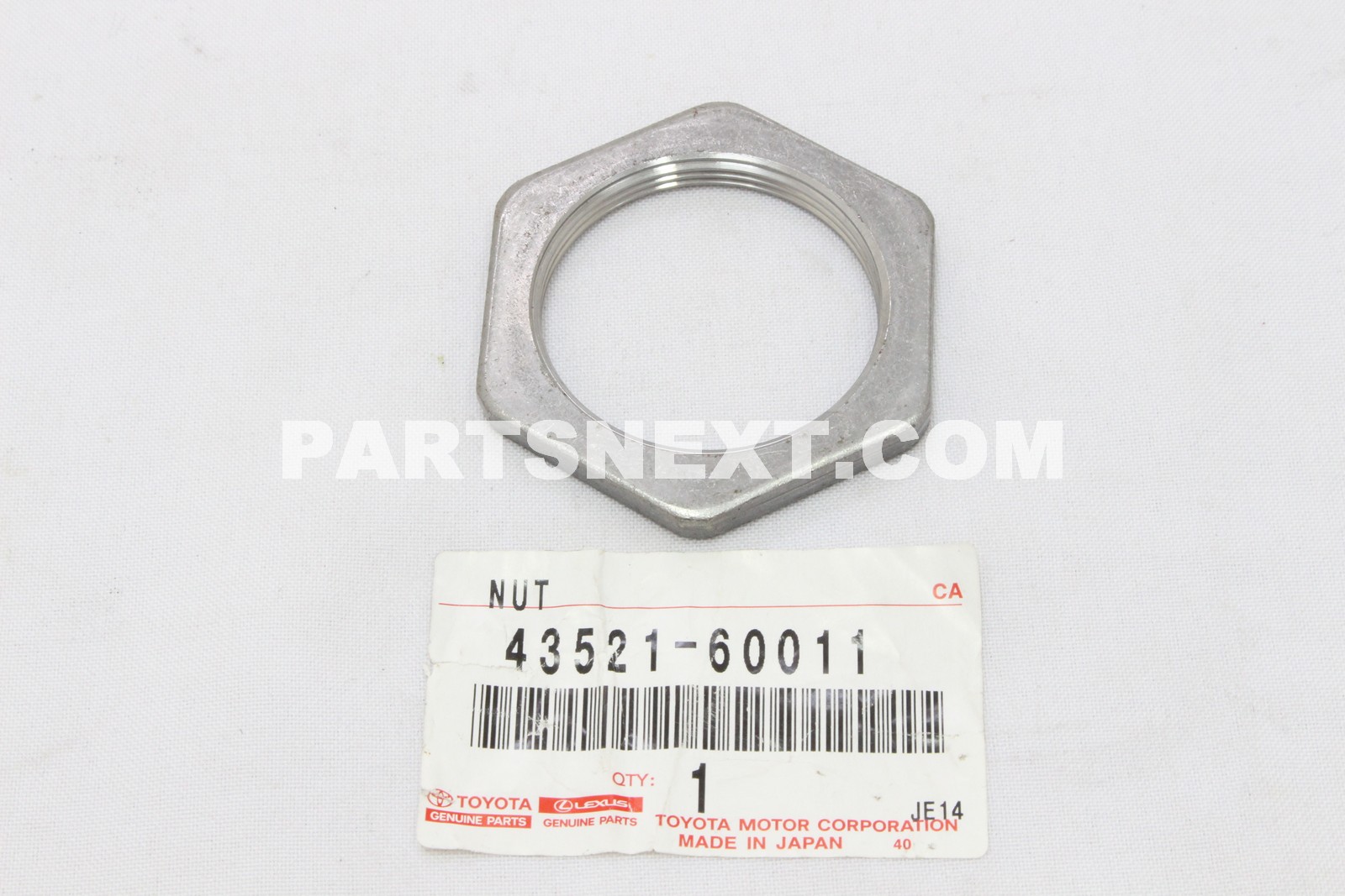 Toyota :: 43521-60011 NUT, FRONT WHEEL ADJUSTING, RH/LH