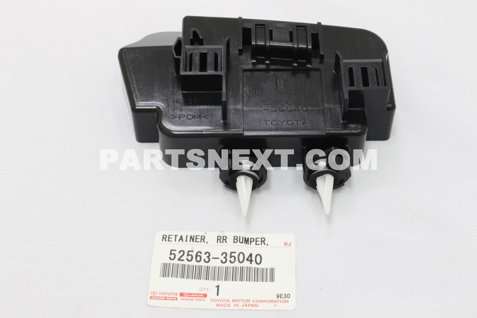 Toyota :: 52563-35040 RETAINER, REAR BUMPER, UPPER LH