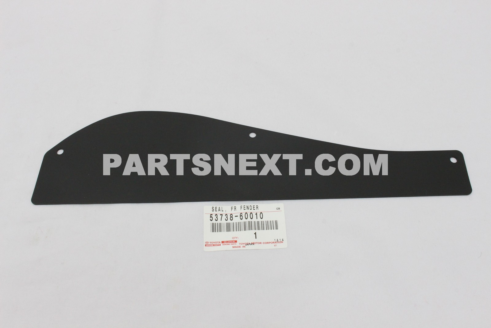 Toyota :: 53738-60010 SEAL, FRONT FENDER APRON TO FRAME, NO.2 RH