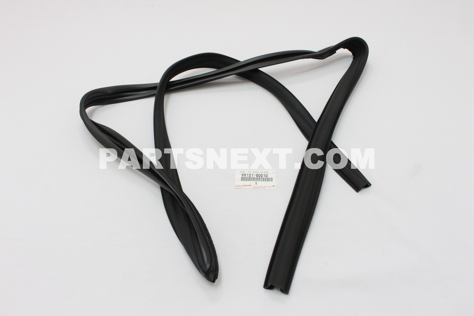 Toyota :: 68151-60010 RUN, FRONT DOOR GLASS, LH