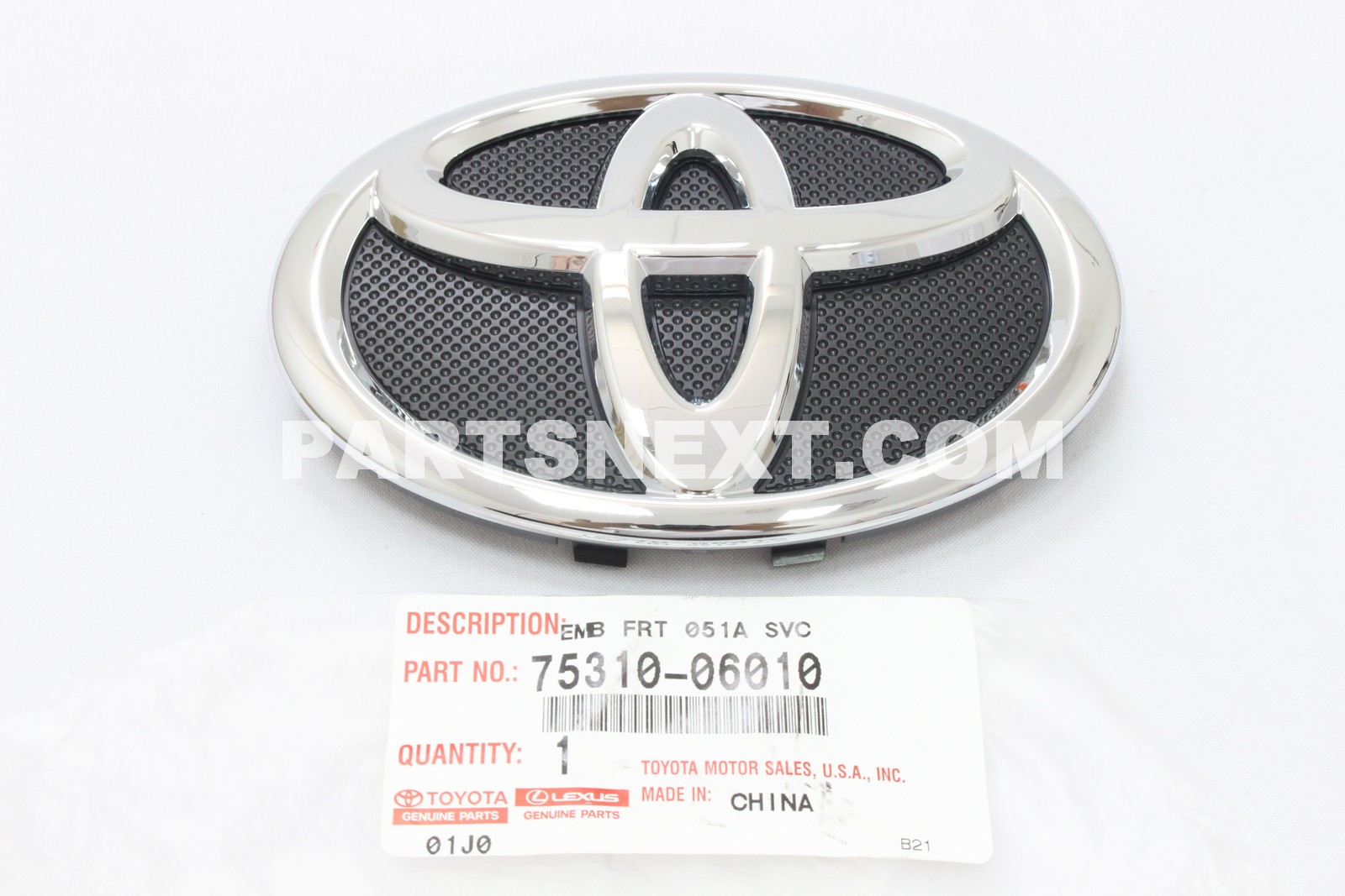 Toyota :: 75310-06010 EMBLEM ASSY, RADIATOR GRILLE