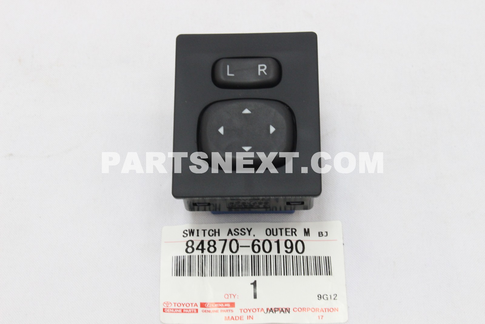 Toyota :: 84870-60190 SWITCH ASSY OUTER