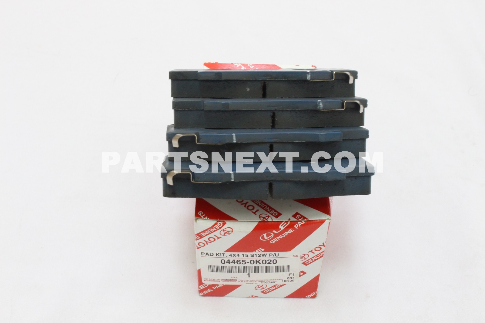 Toyota :: 04465-0K020 PAD KIT, DISC BRAKE, FRONT