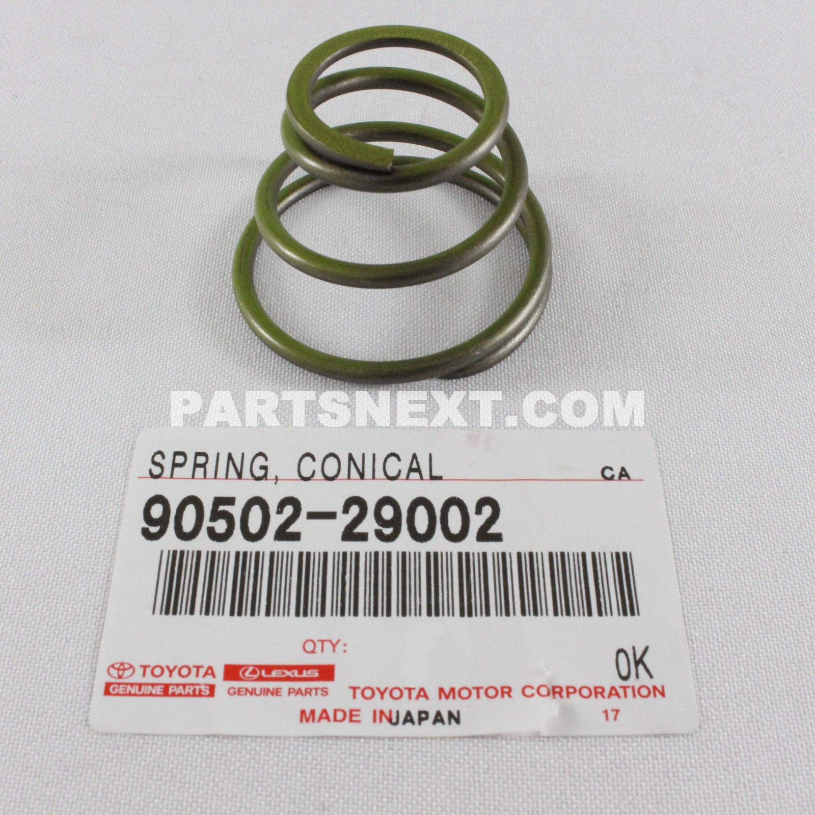 Toyota :: 90502-29002 SPRING, CONICAL (FOR SHIFT LEVER)