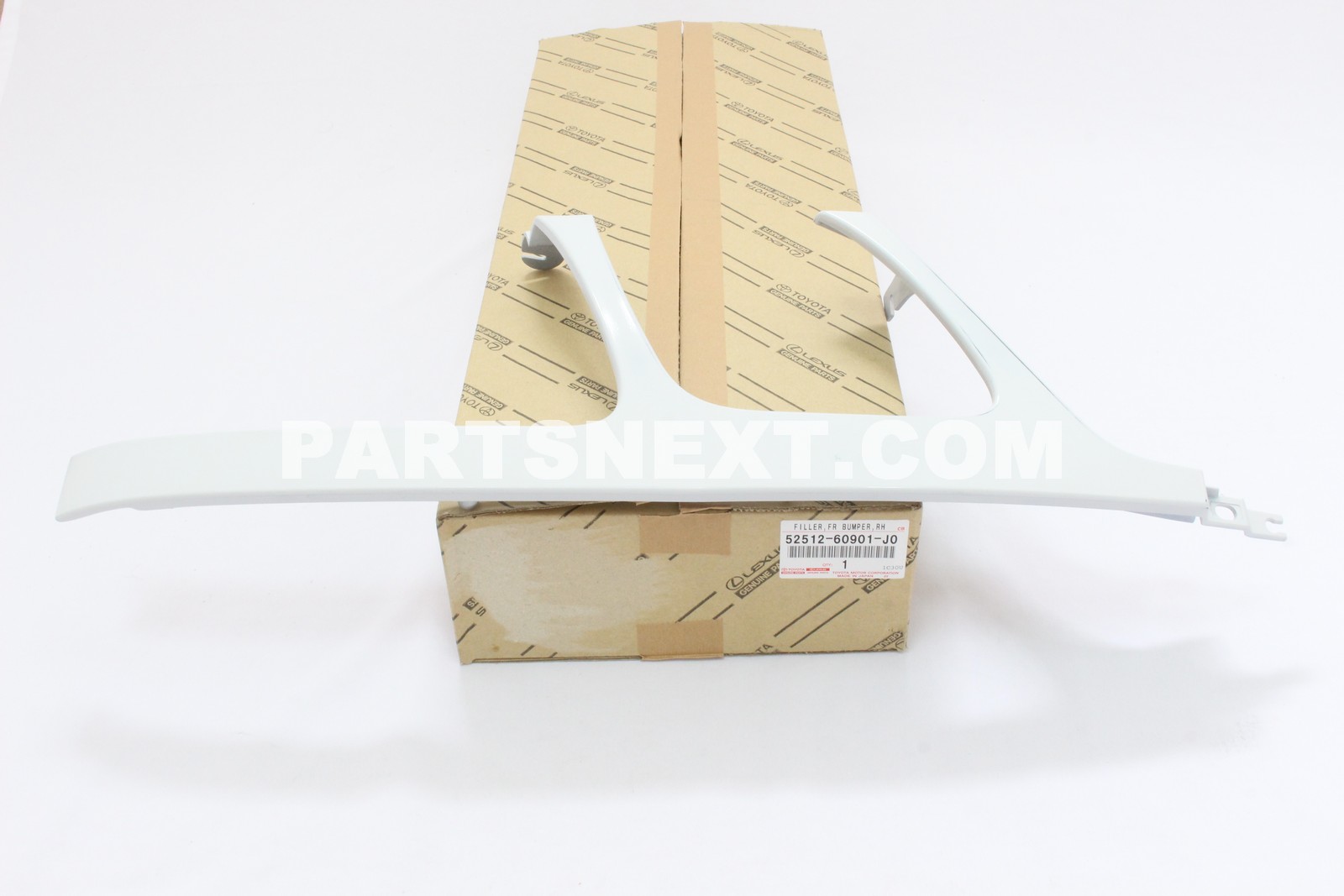 Toyota :: 52512-60901-J0 FILLER, FRONT BUMPER, RH