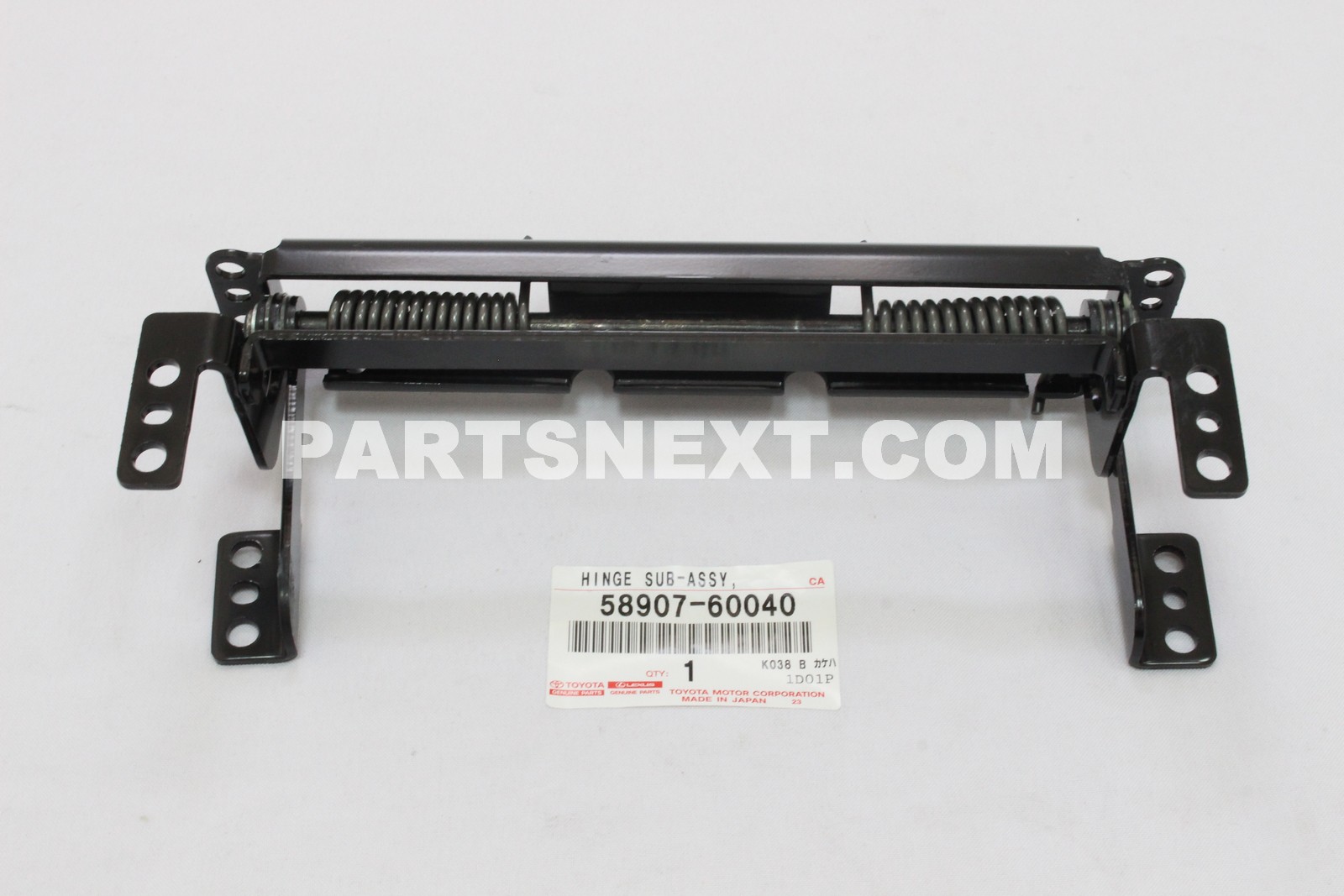 Toyota :: 58907-60040 HINGE SUB-ASSY, CONSOLE COMPARTMENT DOOR
