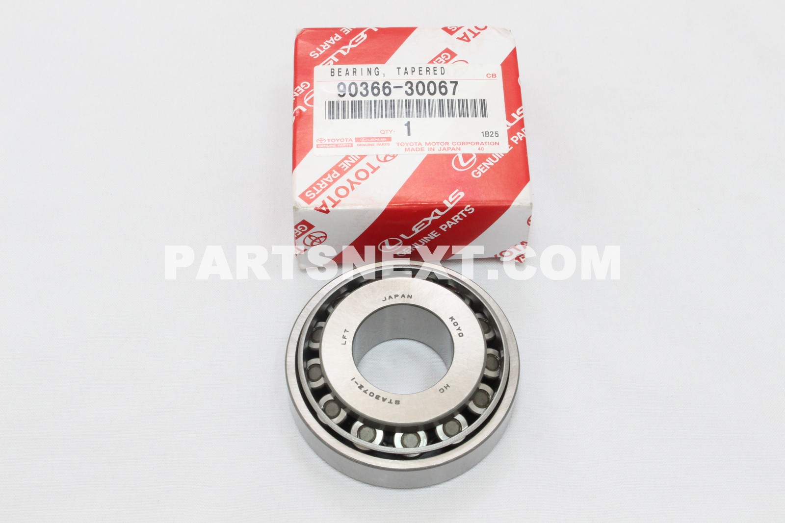 Toyota :: 90366-30067 BEARING, TAPERED ROLLER (FOR FRONT DRIVE PINION ...