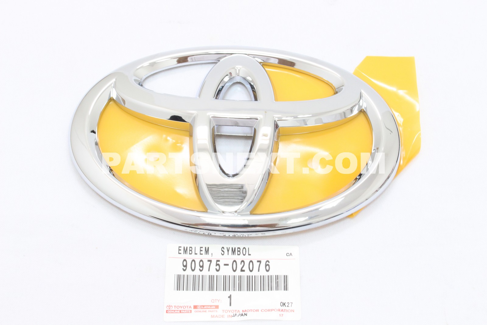 Toyota :: 90975-02076 EMBLEM, RADIATOR GRILLE (OR FRONT PANEL)