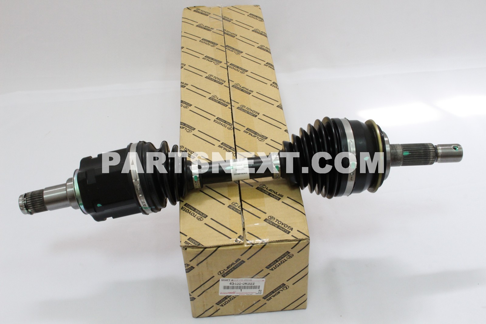 Toyota :: 43430-0K022 SHAFT ASSY, FRONT DRIVE, RH/LH