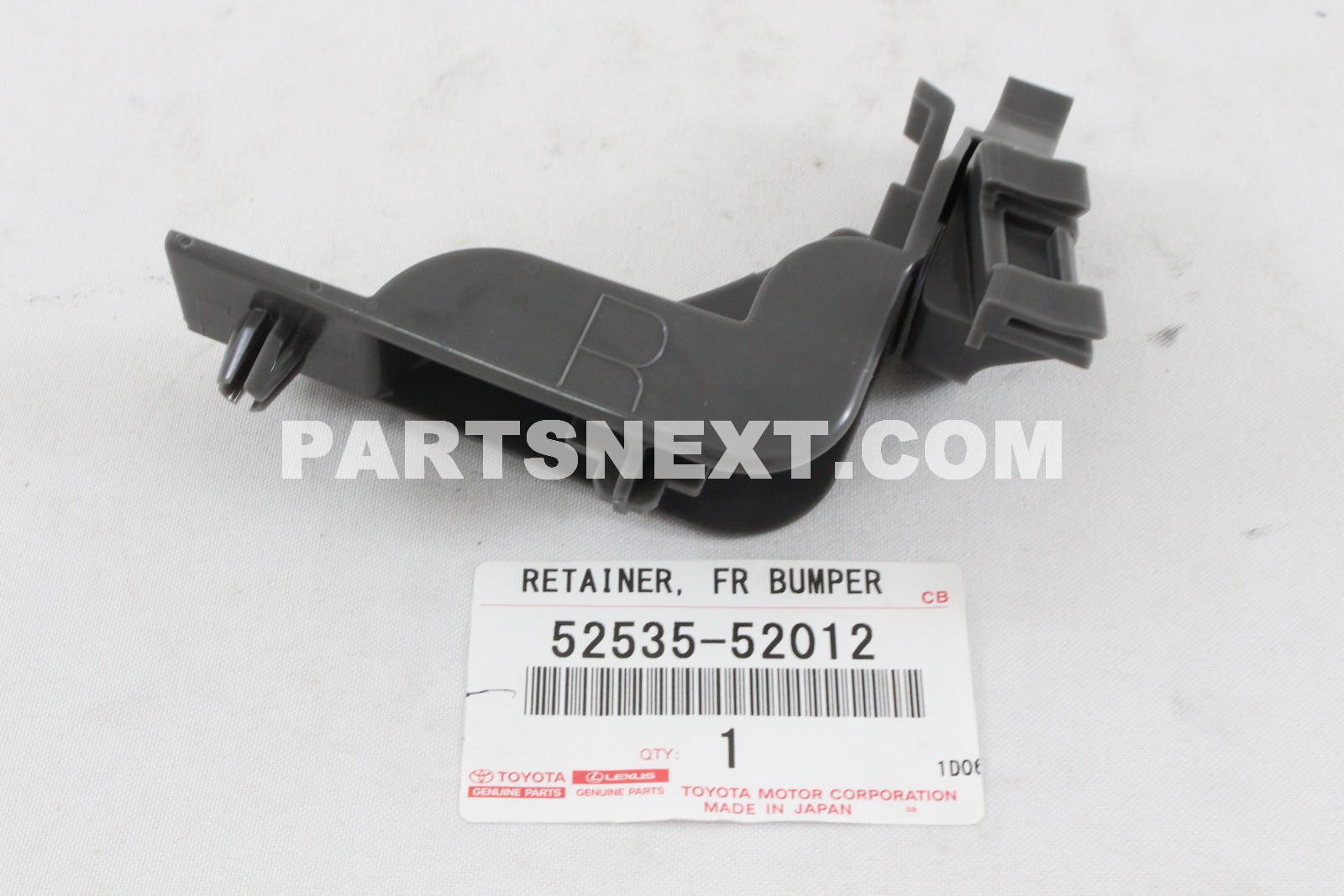 Toyota :: 52535-52012 RETAINER, FRONT BUMPER SIDE, RH