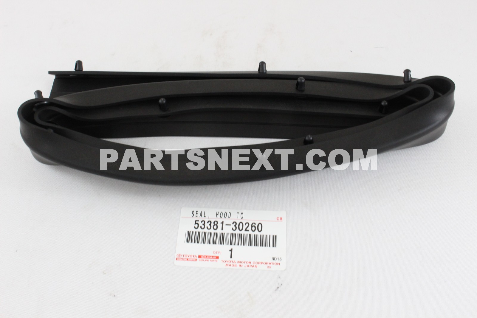 Toyota :: 53381-30260 SEAL, HOOD TO RADIATOR SUPPORT