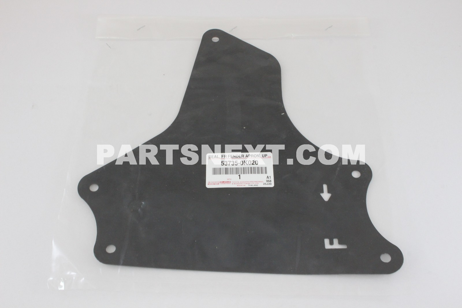 Toyota :: 53735-0K020 SEAL, FRONT FENDER APRON, UPPER