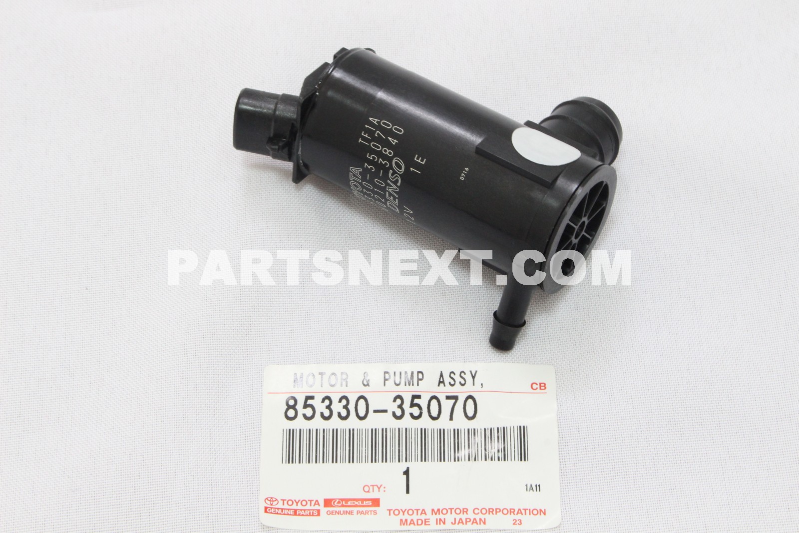 Toyota :: 85330-35070 MOTOR AND PUMP ASSY, WINDSHIELD WASHER