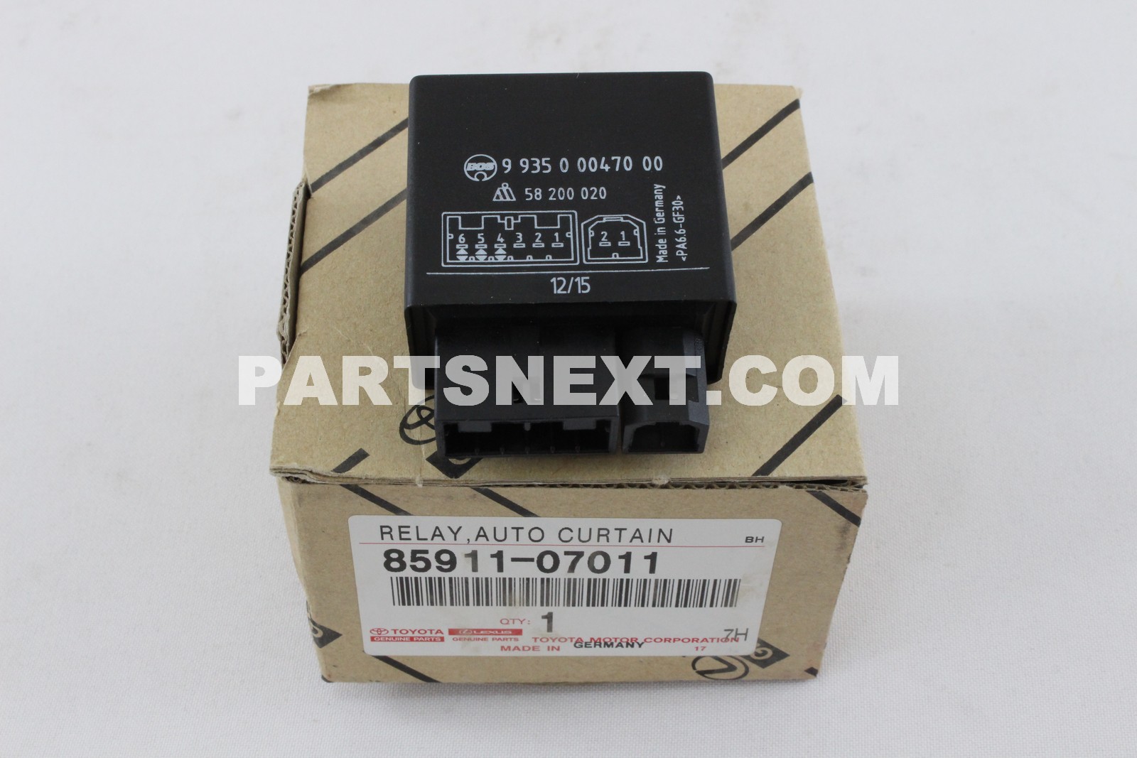 Toyota :: 85911-07011 RELAY, REAR SUNSHADE