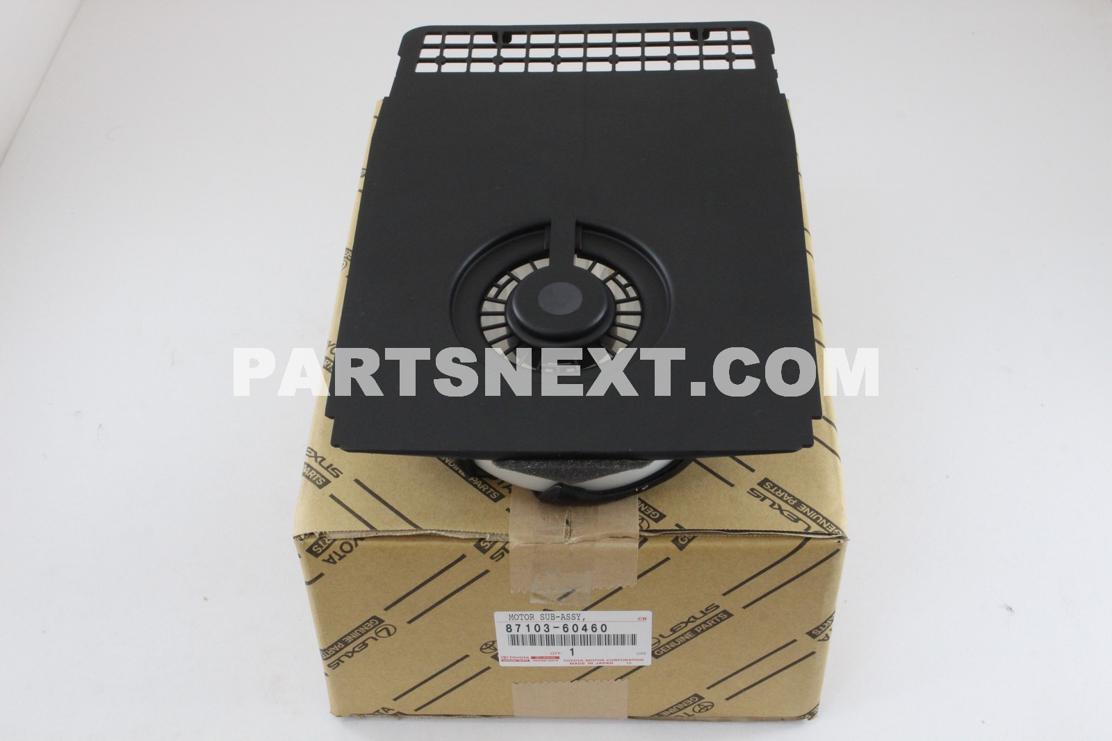 Toyota :: 87103-60460 MOTOR SUB-ASSY, BLOWER W/FAN(FOR COOL BOX)