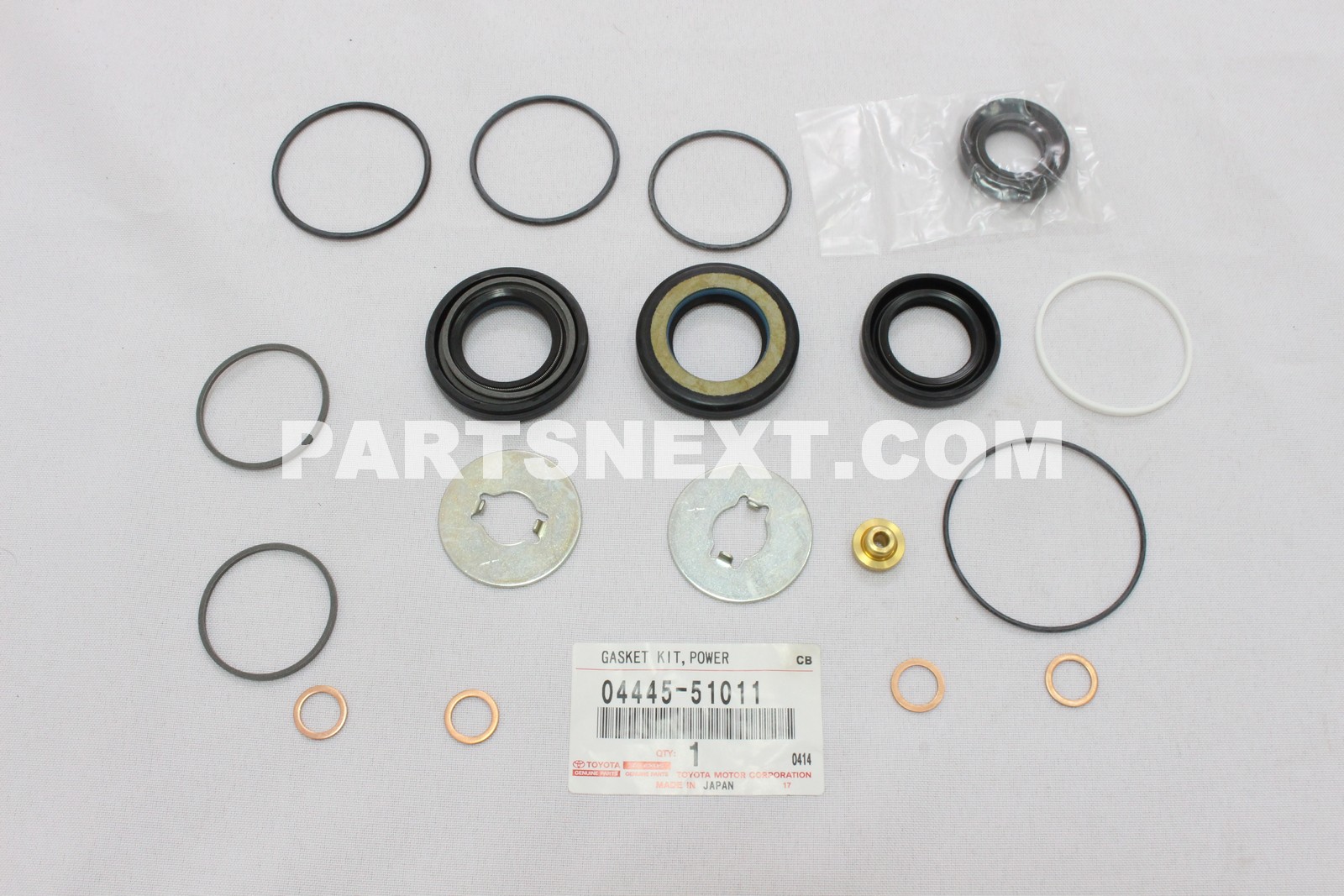 Toyota :: 04445-51011 GASKET KIT, POWER STEERING GEAR(FOR RACK & PINION)