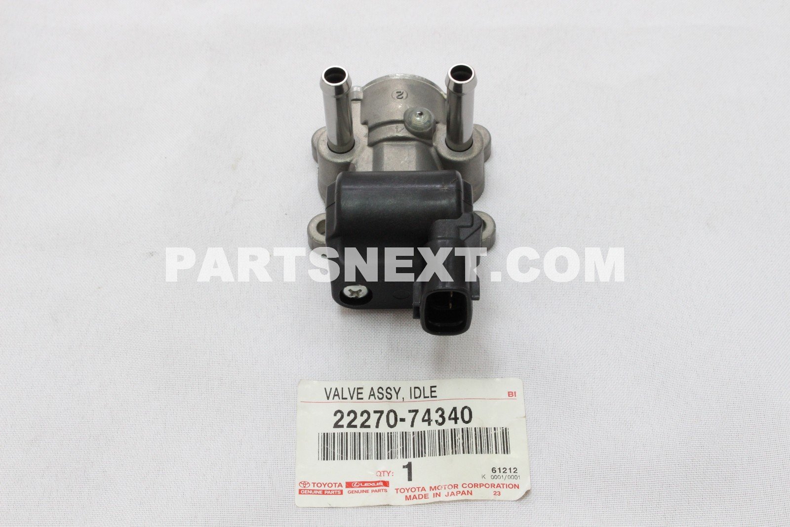 Toyota :: 22270-74340 VALVE ASSY, IDLE SPEED CONTROL(FOR THLOTTLE BODY)