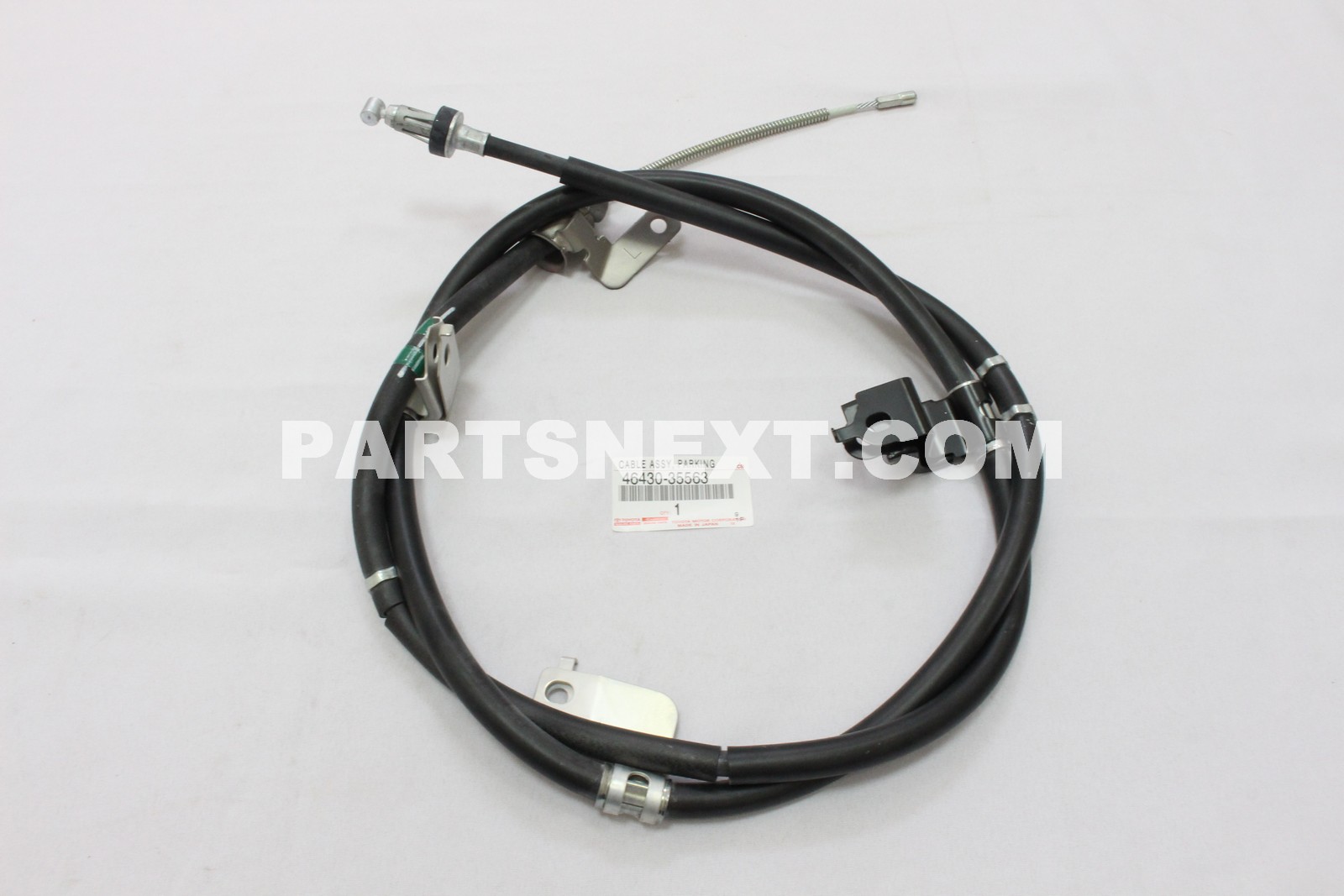 Toyota :: 46430-35563 CABLE ASSY, PARKING BRAKE, NO.3