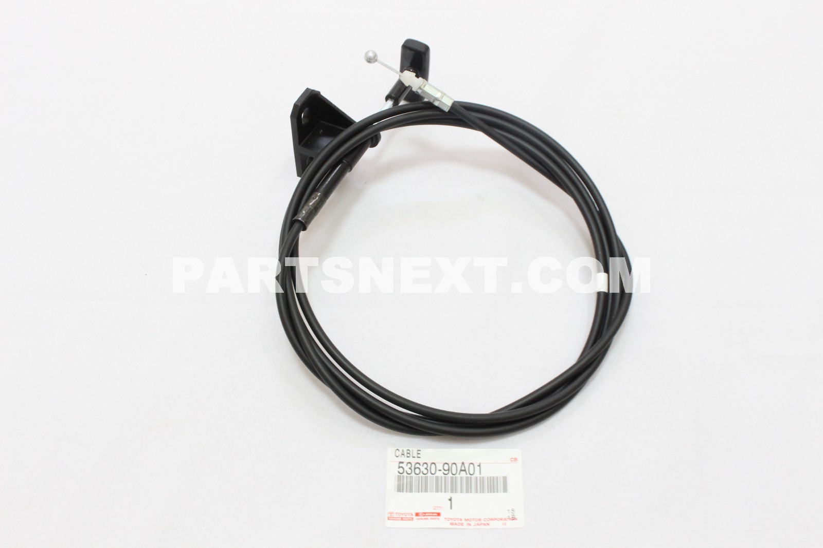 Toyota :: 53630-90A01 CABLE ASSY, HOOD LOCK CONTROL