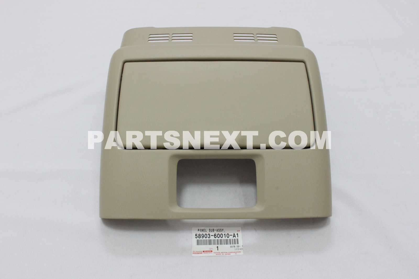 Toyota :: 58903-60010-A1 PANEL SUB-ASSY, CONSOLE REAR END