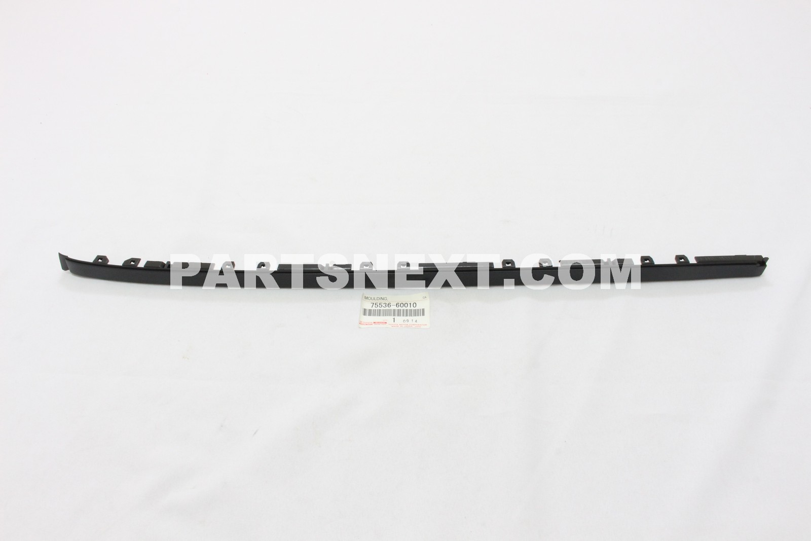 Toyota :: 75536-60010 MOULDING, WINDSHIELD, OUTSIDE LWR LH
