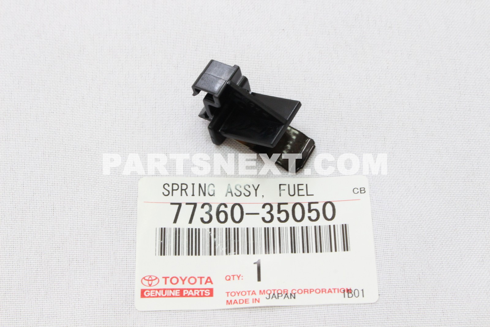 Toyota :: 77360-35050 SPRING, FUEL FILLER OPENING LID HINGE