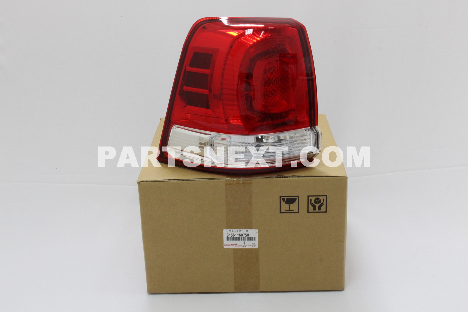 Toyota :: 81561-60750 LENS & BODY, REAR COMBINATION LAMP, LH