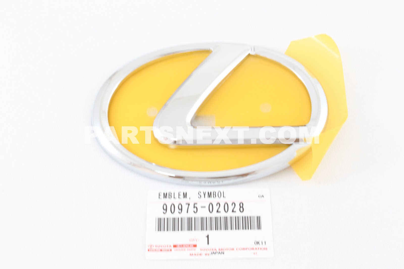 Toyota :: 90975-02028 EMBLEM, RADIATOR GRILLE (OR FRONT PANEL)