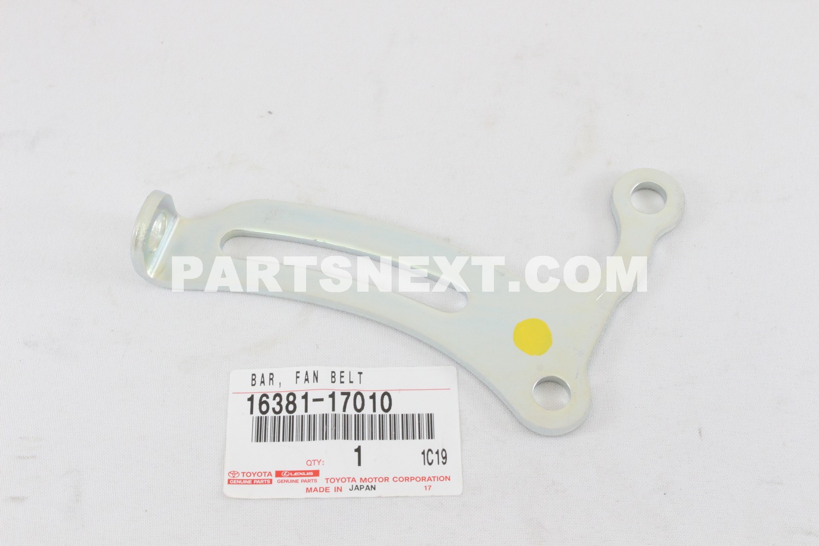 Toyota :: 16381-17010 BAR, FAN BELT ADJUSTING