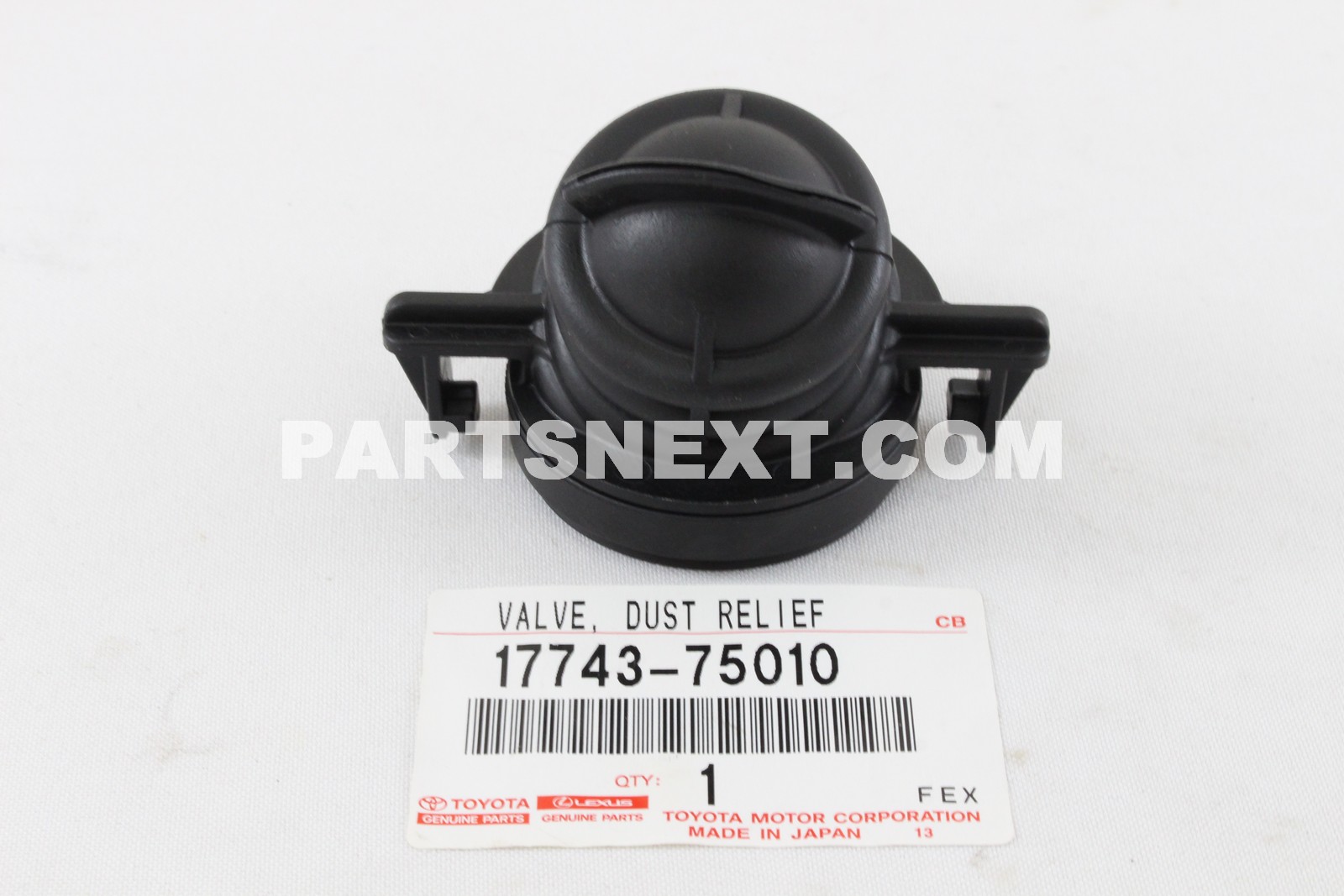 Toyota :: 17743-75010 VALVE, DUST RELIEF